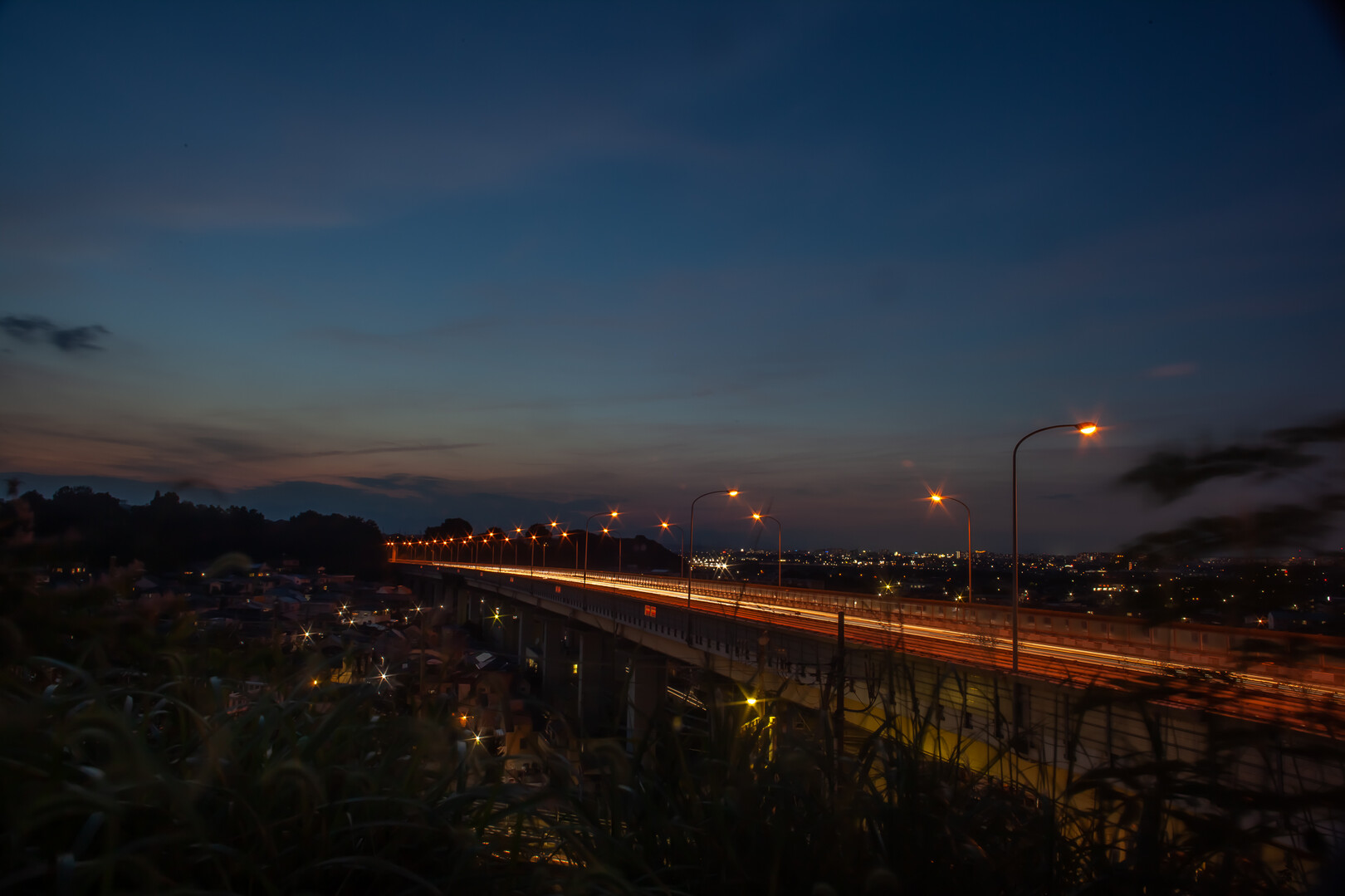 高速道路と夕空。 9月14日撮影。 / stripeさんのモーメント | YAMAP / ヤマップ