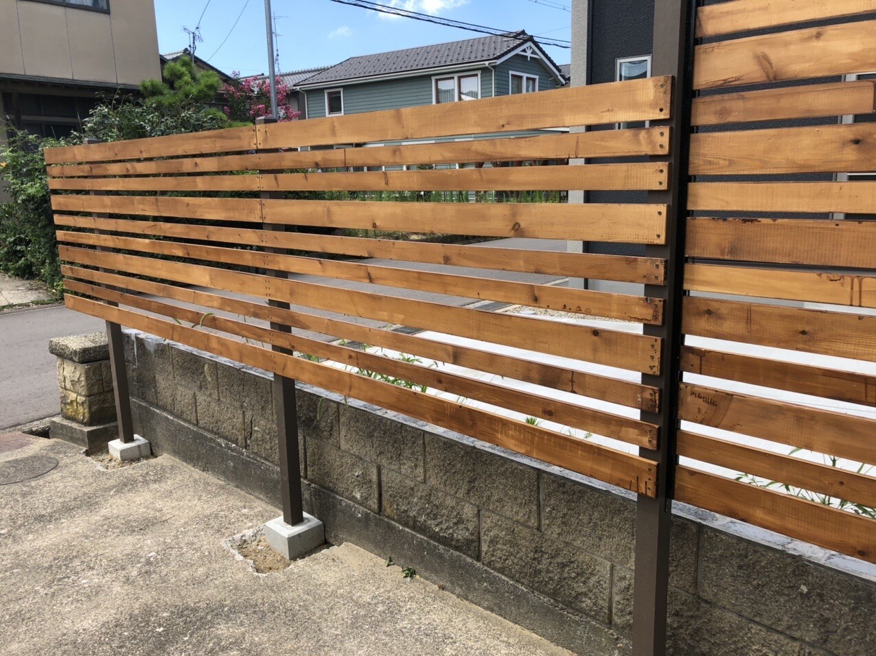 やっと完成😭ウッドフェンスDIY 6月... / 小すけさんのモーメント | YAMAP / ヤマップ