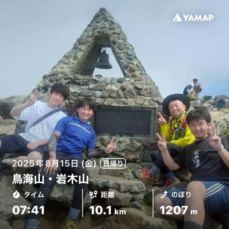 鳥海山・岩木山 https://yama... / kouさんのモーメント | YAMAP / ヤマップ