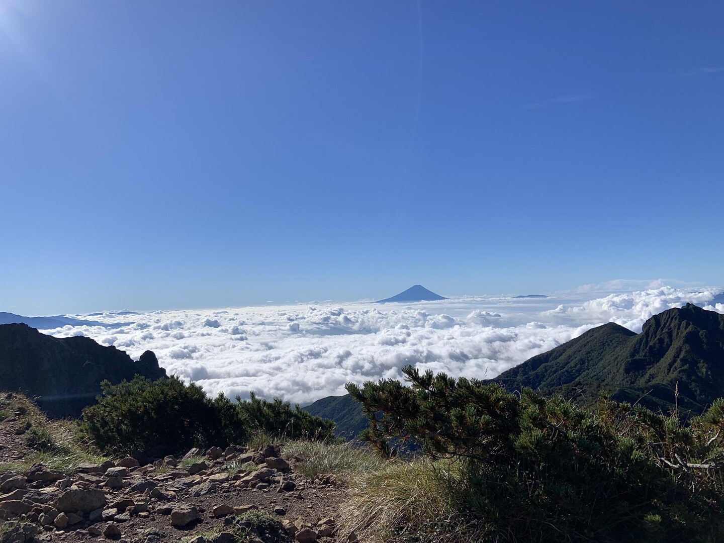阿弥陀岳・中岳(八ヶ岳)・赤岳(八ヶ岳) / mini.TMKさんの八ヶ岳（赤岳・硫黄岳・天狗岳）の活動データ | YAMAP / ヤマップ
