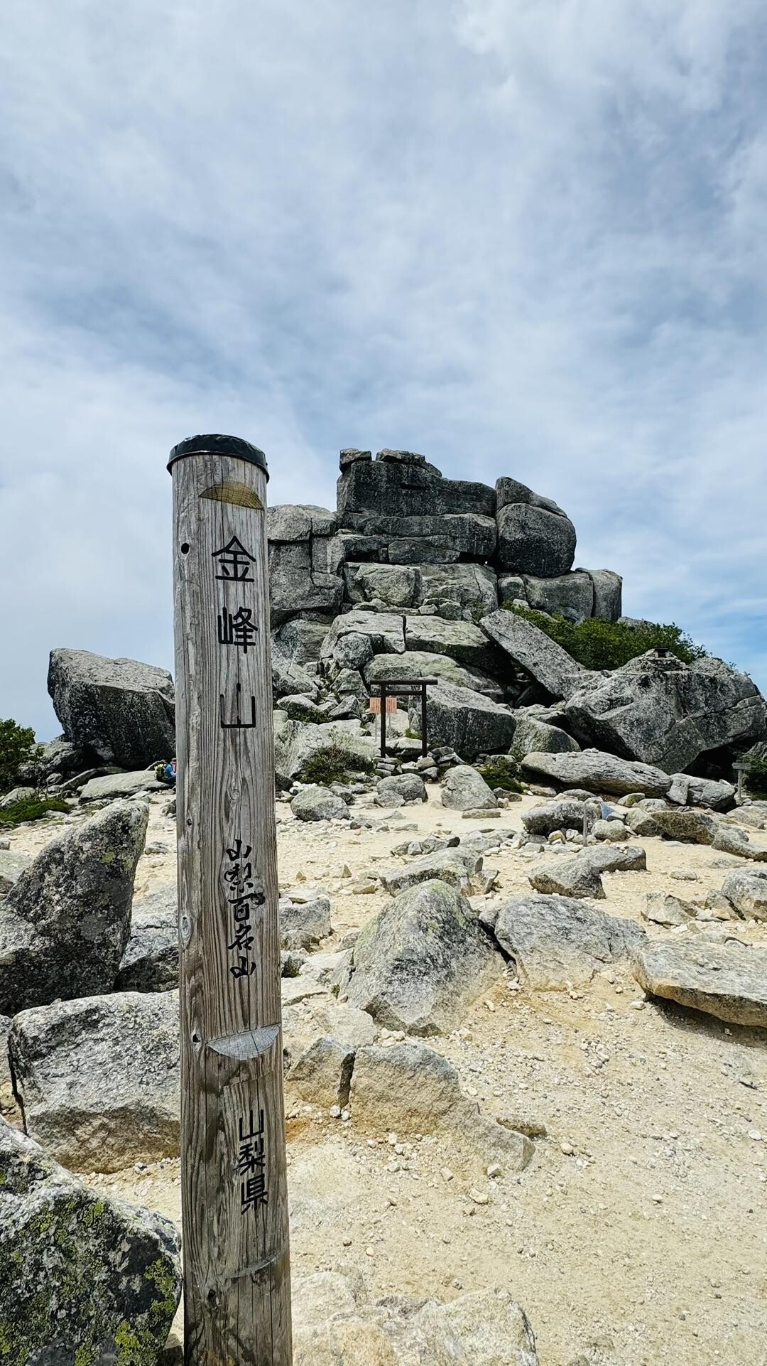 2024.7.28.金峰山／前国師岳・北奥千丈岳・国師ヶ岳・朝日岳・鉄山・金峰山（甲州御岳山） / yuumin222.さんの瑞牆山・金峰山の活動データ | YAMAP / ヤマップ