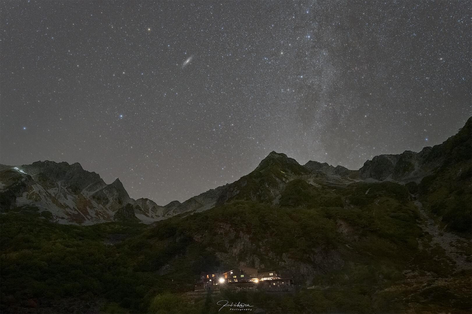 涸沢からみるアンドロメダ銀河 1週間ズ... / Hik@ruさんのモーメント | YAMAP / ヤマップ