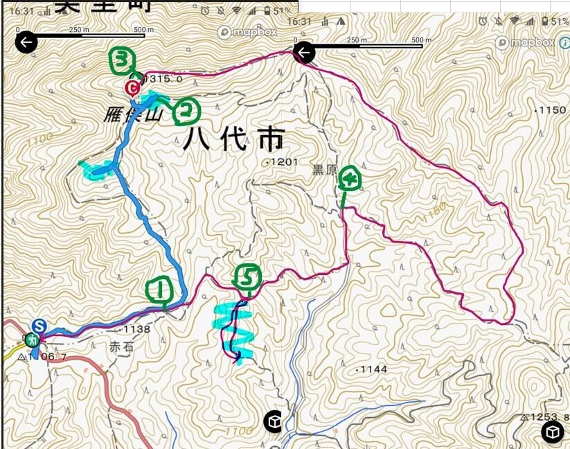 雁俣山周回（11時〜14時） / mskさんの京丈山・雁俣山の活動データ | YAMAP / ヤマップ