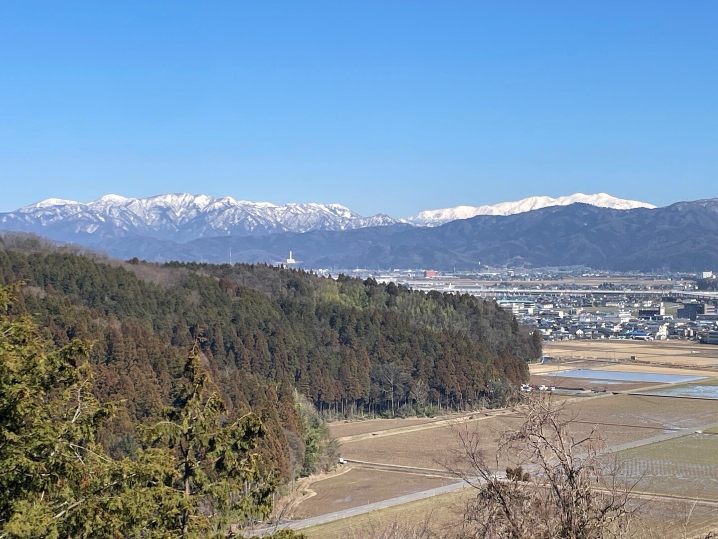 嶽展望からの展望が凄っ！ / JOG太郎さんの城山・経ヶ岳・天神山の活動データ | YAMAP / ヤマップ