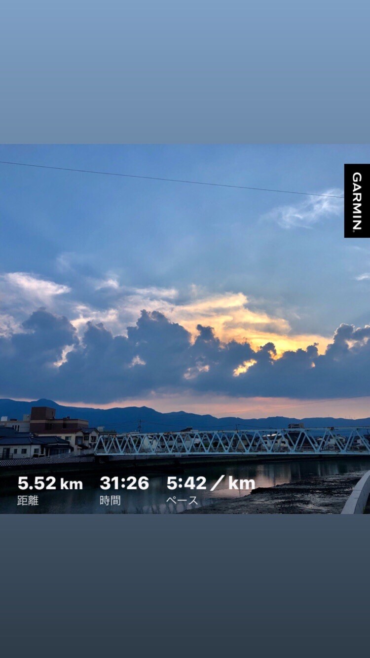 sunset running / ra_nさんのモーメント | YAMAP / ヤマップ