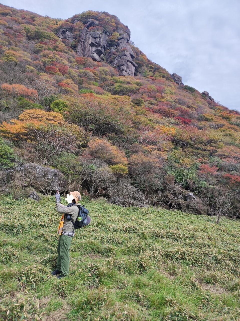 平日のくじゅうの紅葉🍁大鍋編🍙 / sol..さんの九重山（久住山）・大船山・星生山の活動データ | YAMAP / ヤマップ