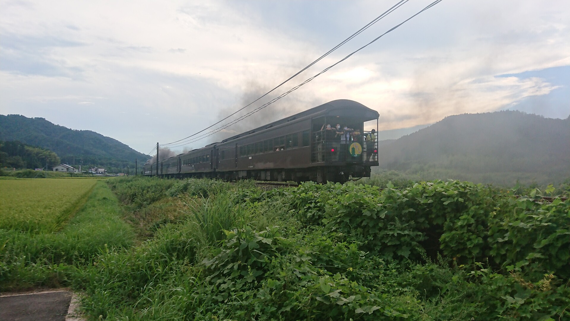 SLド迫力！ 徳佐のリンゴ園そばの農道に... / ポッカさんのモーメント | YAMAP / ヤマップ