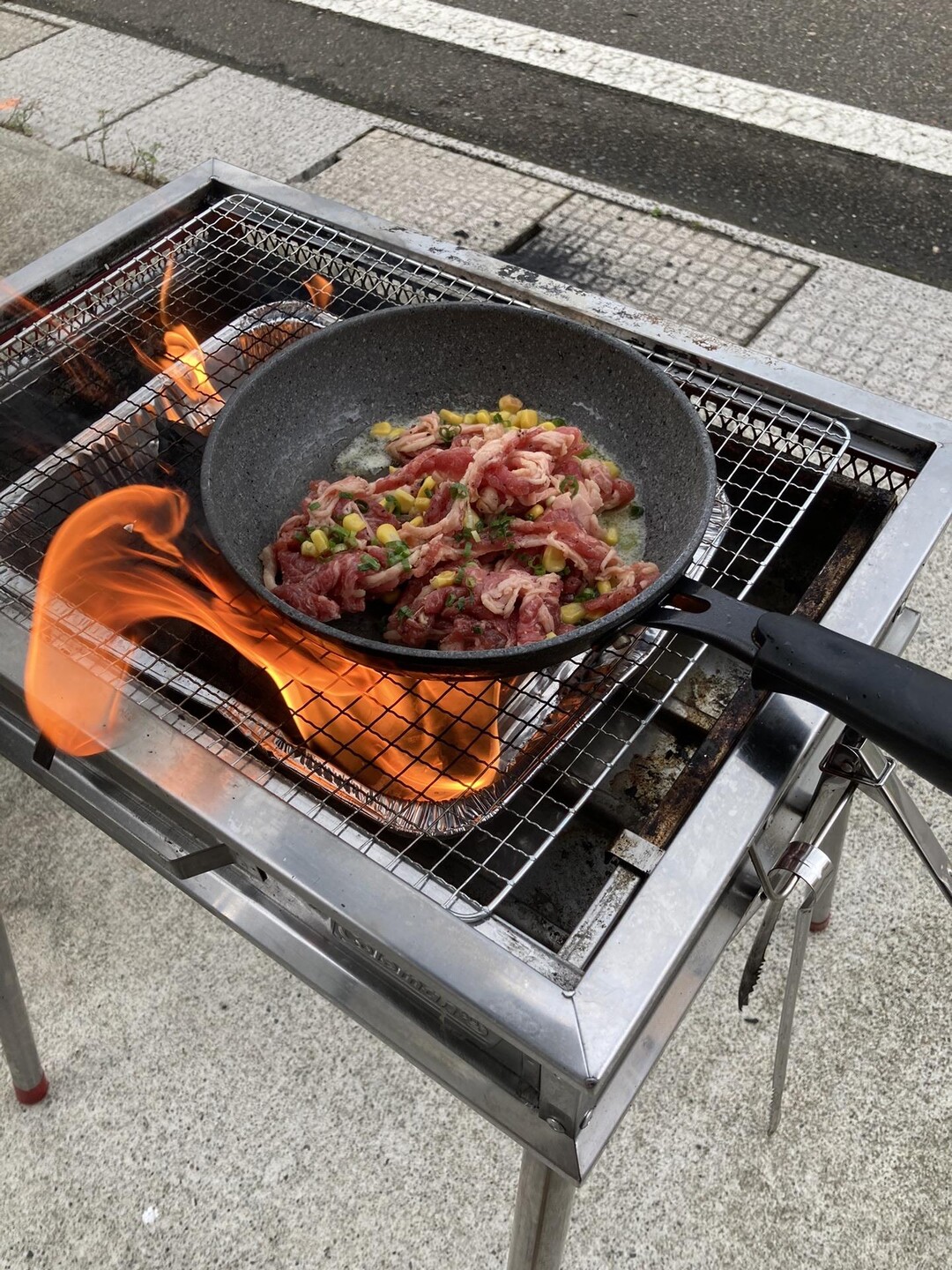 雨予報の週末はカーポートBBQ🍖🤭 / むいさんのモーメント | YAMAP / ヤマップ