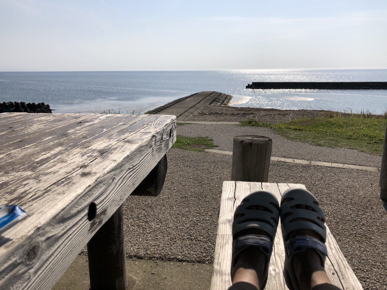 お気に入りのパンを買って お気に入りの海... / j8さんのモーメント | YAMAP / ヤマップ