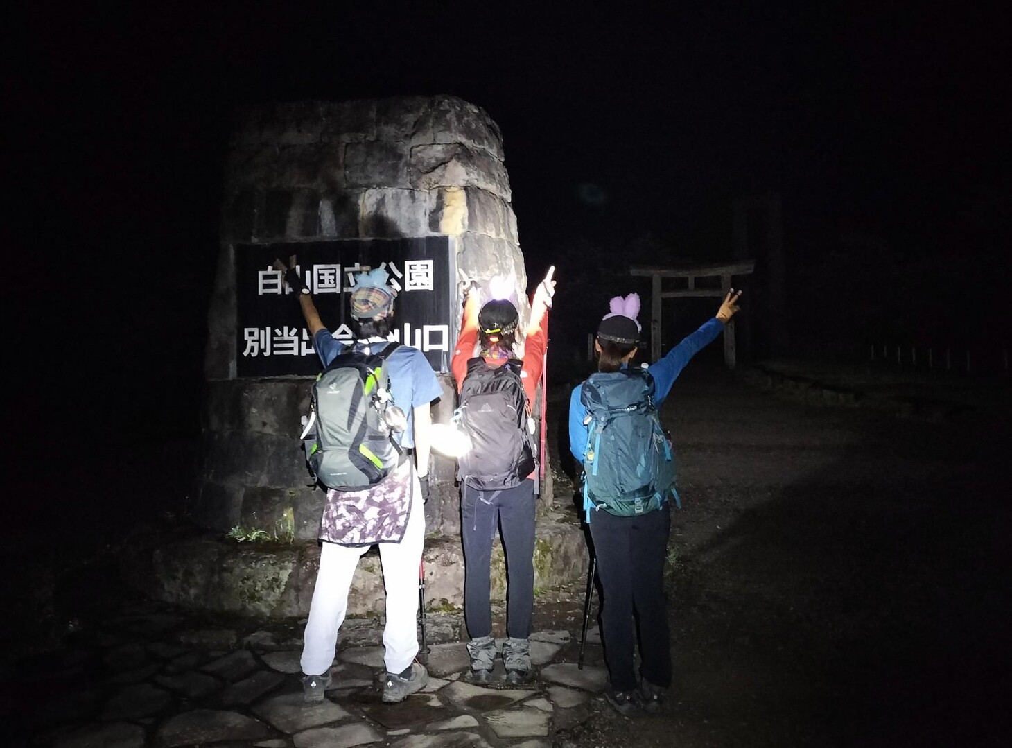 All Night Hike -Mt.HAKU- / つちのこ🌲さんの白山・別山・銚子ヶ峰の活動データ | YAMAP / ヤマップ