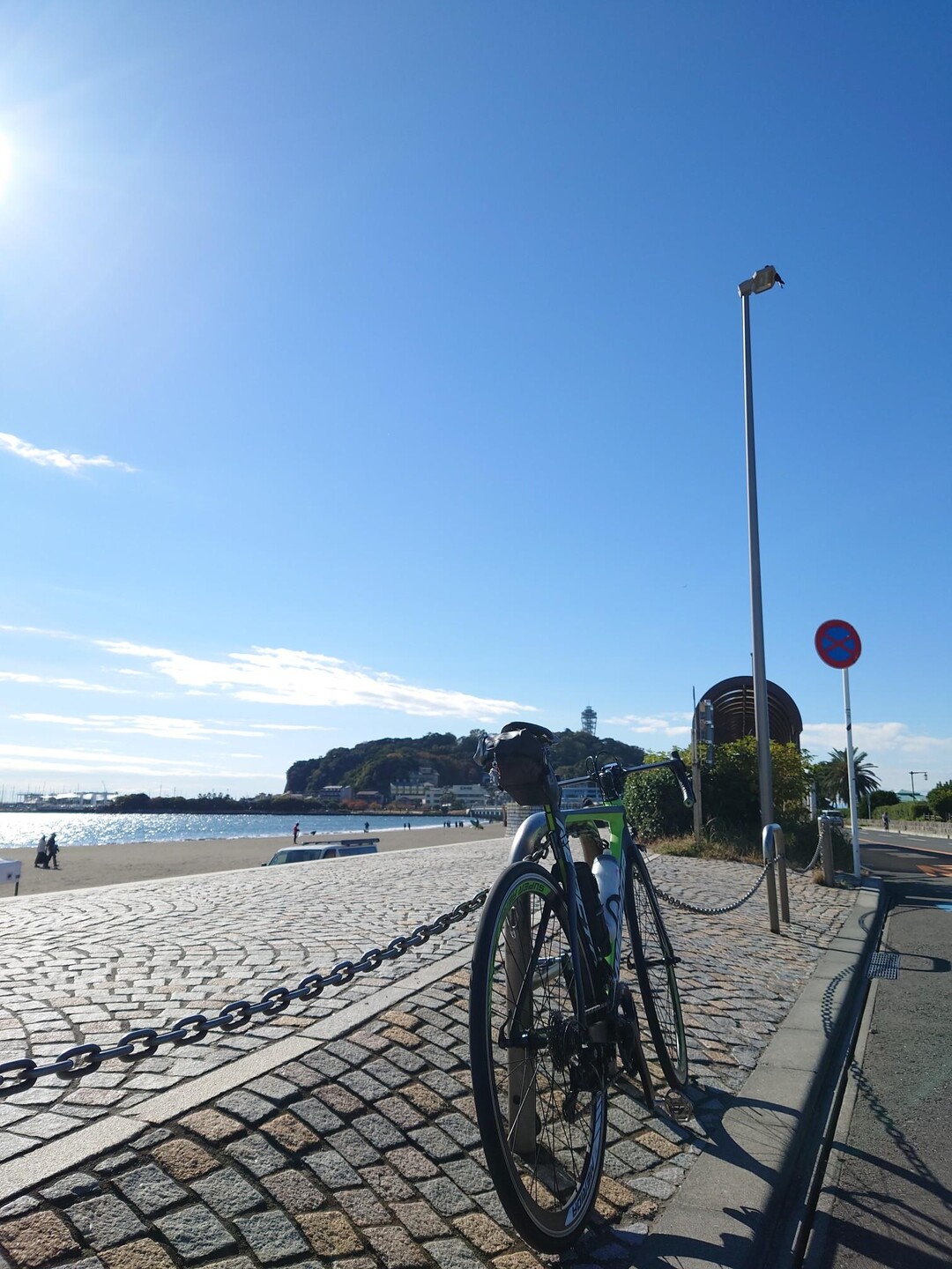 江ノ島🚲️良い天気 / unaさんのモーメント | YAMAP / ヤマップ