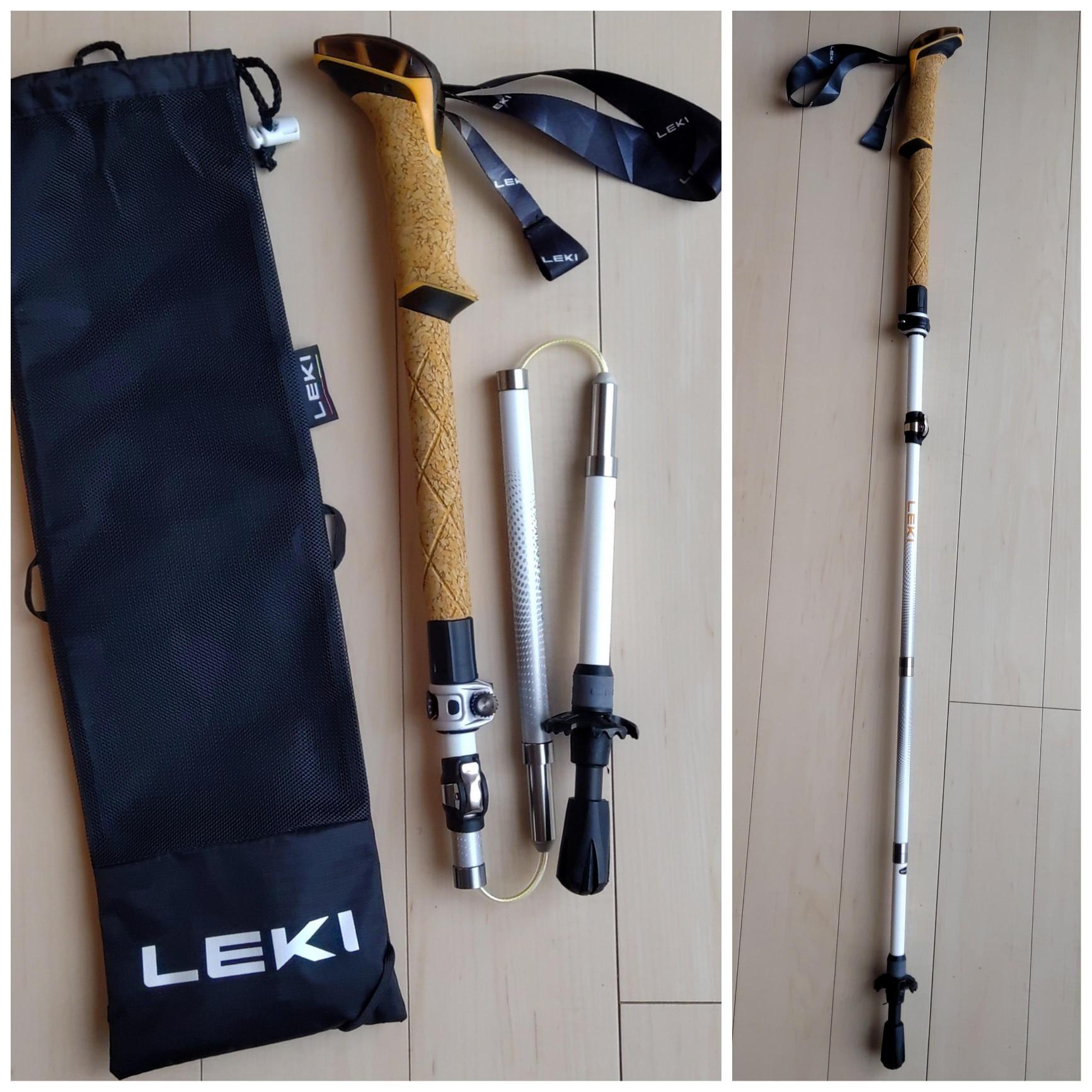 トレッキングポール レキ CRESSIDA(クレシダ) 64〜125cm 110(ホワイト