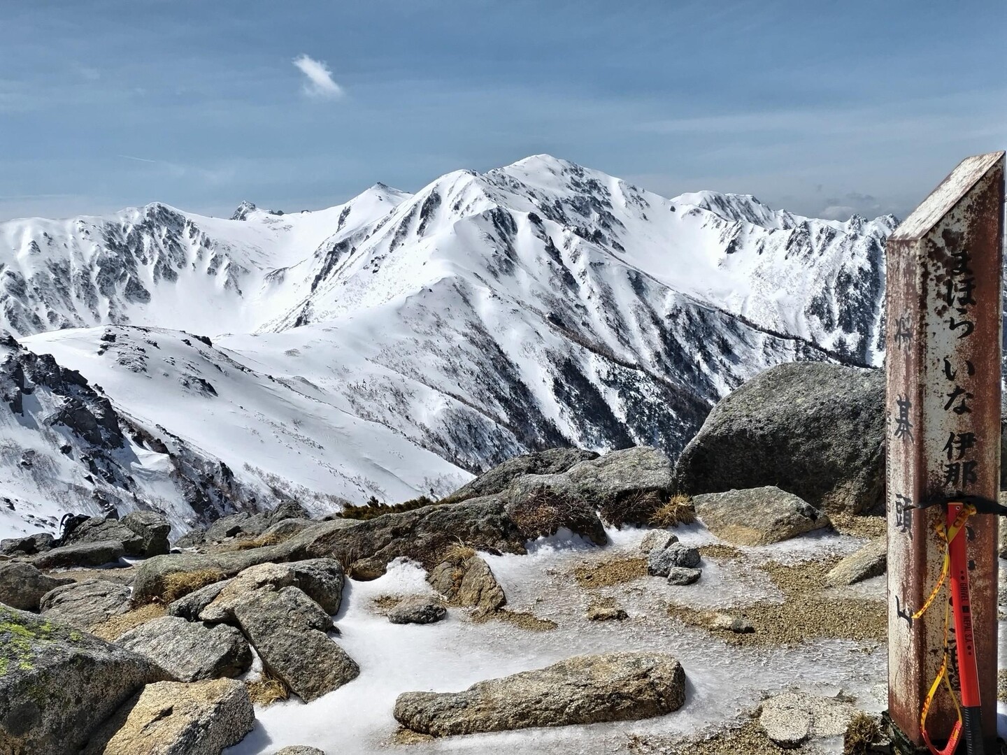 将棊頭山 / SG-FRさんの木曽駒ヶ岳・空木岳・越百山の活動データ | YAMAP / ヤマップ