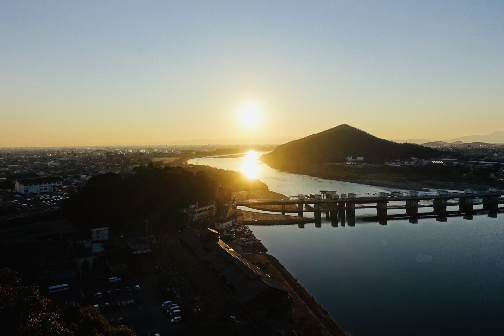 伊木山‼︎ 【晩】日本ライン節分の日の旅‼︎‼︎ A place to meet demons ep.3 final / S*さんの伊木山（夕暮富士）の活動データ | YAMAP / ヤマップ