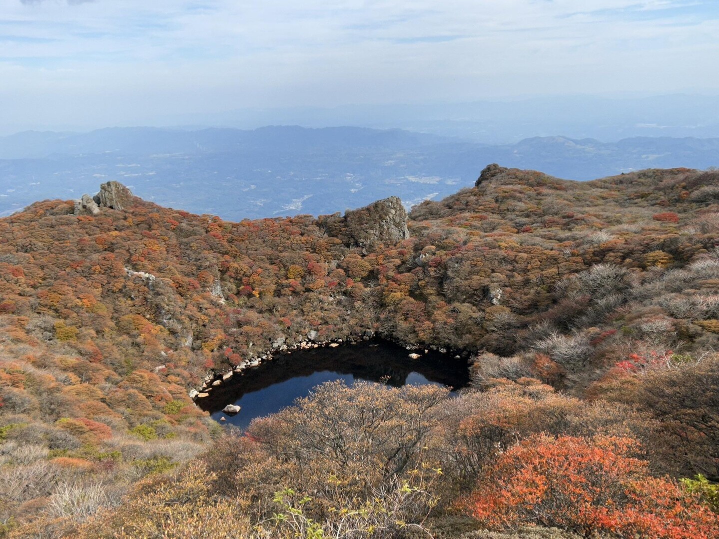 坊ガツルbase紅葉鑑賞🍁･･･大船山／三俣山Go ️ / みった君さんの九重山（久住山）・大船山・星生山の活動データ | YAMAP / ヤマップ