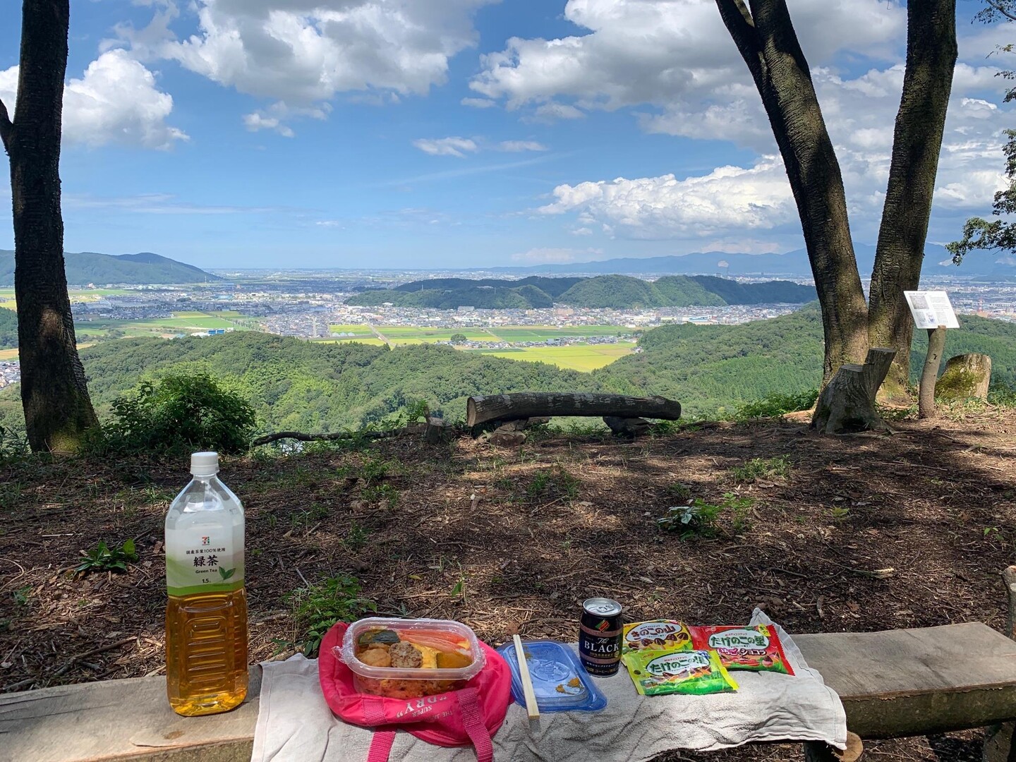 お昼休憩に食べ比べ🍫たけのこの里vsきのこの山vsたけのこの里（いちご&ショコラ） / JOG太郎さんの城山・経ヶ岳・天神山の活動データ | YAMAP / ヤマップ