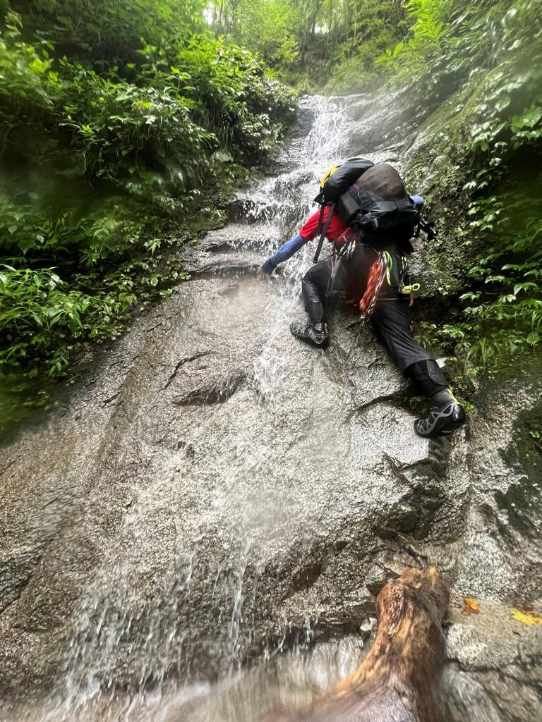 丹沢 マスキ嵐沢～鬼石沢右俣 5連チャン沢登り1日目 / NYAAさんの沢登りの活動データ | YAMAP / ヤマップ
