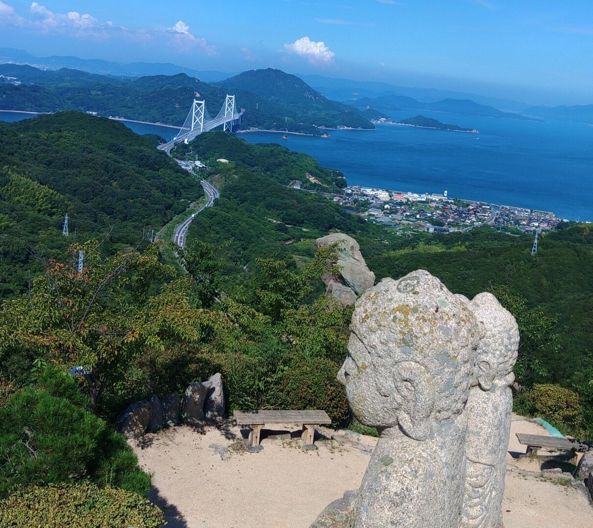 白滝山と五百羅漢（因島） / キョンさんの青影山（城山）・奥山（観音山）の活動データ | YAMAP / ヤマップ