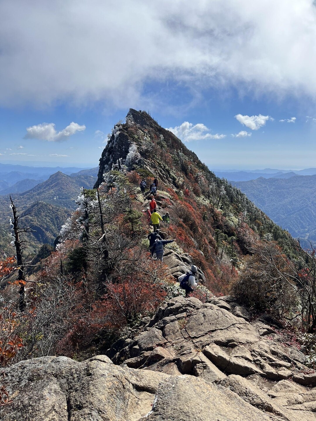 前社ヶ森・剣山・石鎚山・天狗岳・南尖峰 / teruさんの石鎚山・堂ヶ森・二ノ森の活動データ | YAMAP / ヤマップ