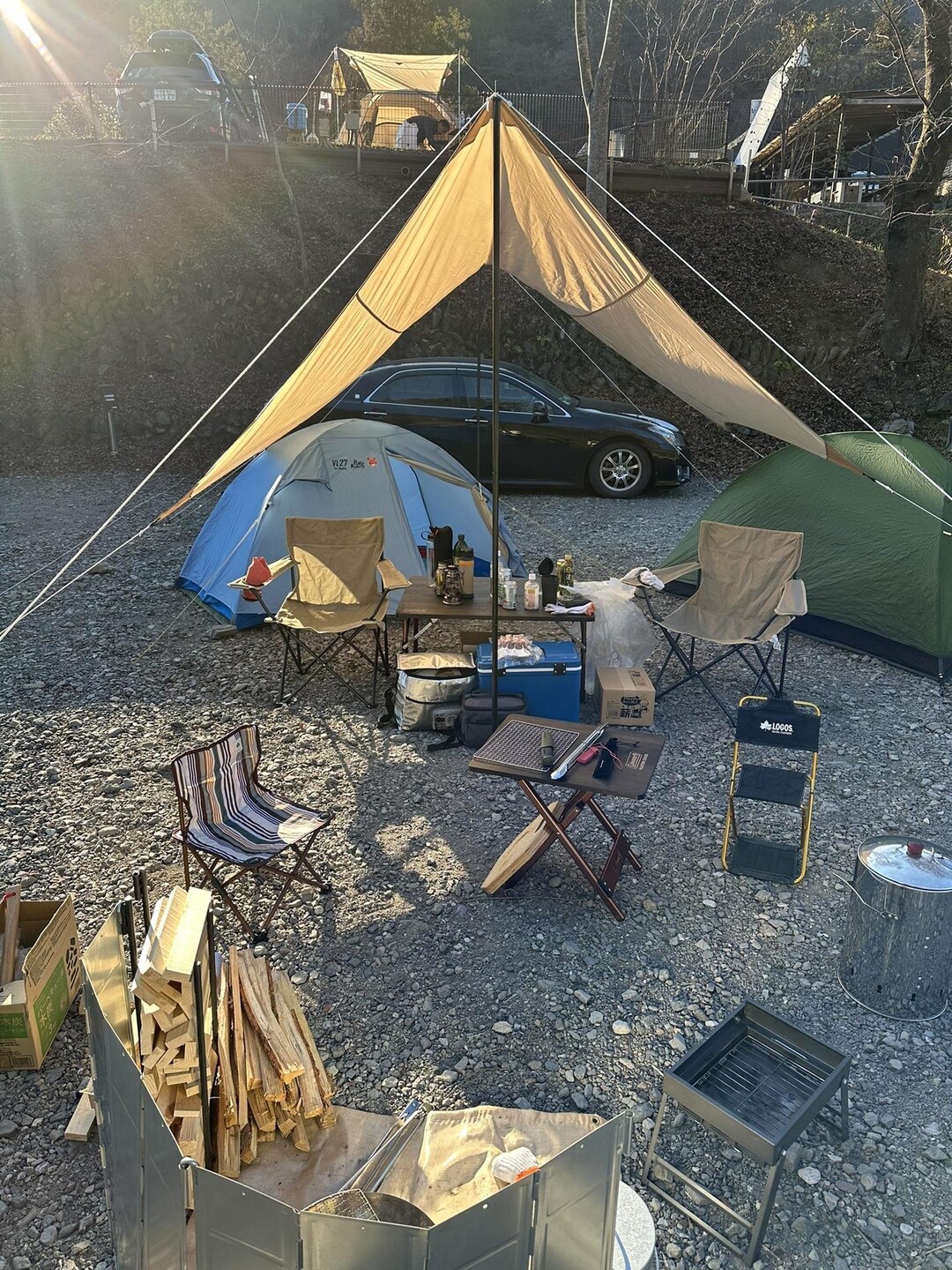 今日の我が家🏕️山と川が癒しです。 / mi-naさんのモーメント | YAMAP / ヤマップ