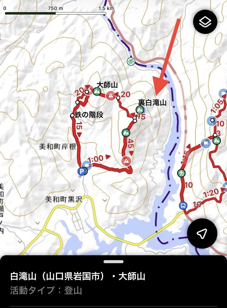 あ〜〜〜‼️ 裏白滝山が新ピークになって... / rokuさんのモーメント | YAMAP / ヤマップ