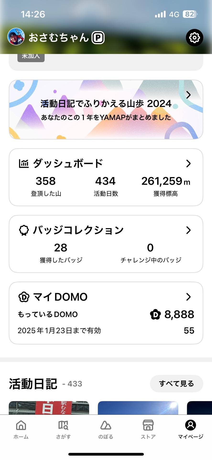 今度は、8,888の末広がり💕 ほん... / おさむちゃんさんのモーメント | YAMAP / ヤマップ