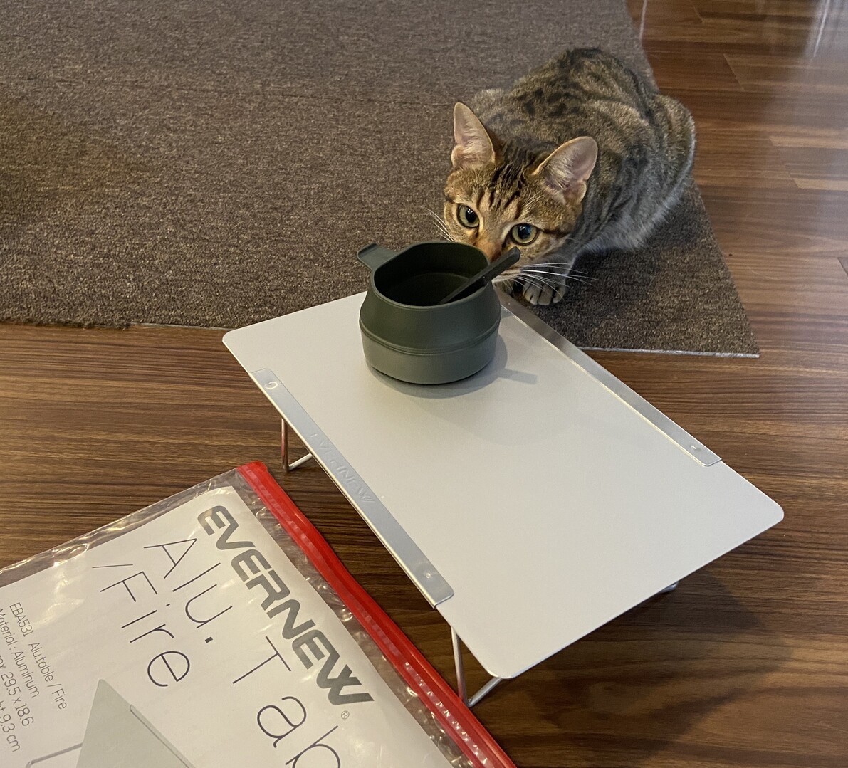 エバニューのAlu table fire... / くうふくさんのモーメント | YAMAP / ヤマップ