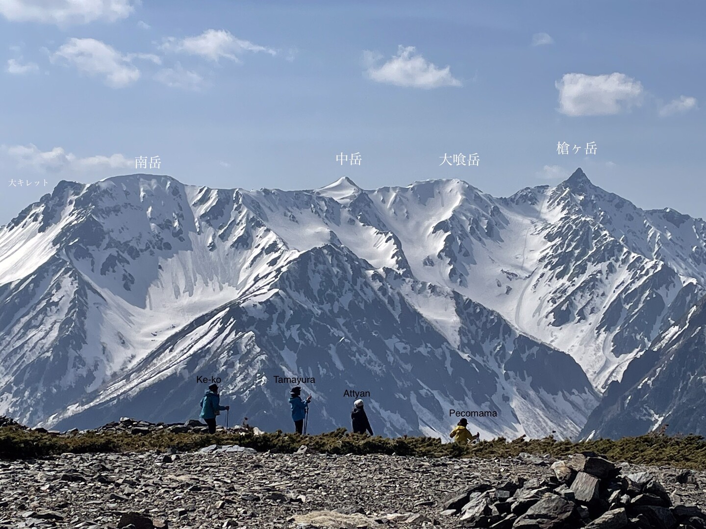 蝶ヶ岳・蝶槍・長塀山 / se-ko613さんの常念岳・大天井岳・燕岳の活動データ | YAMAP / ヤマップ