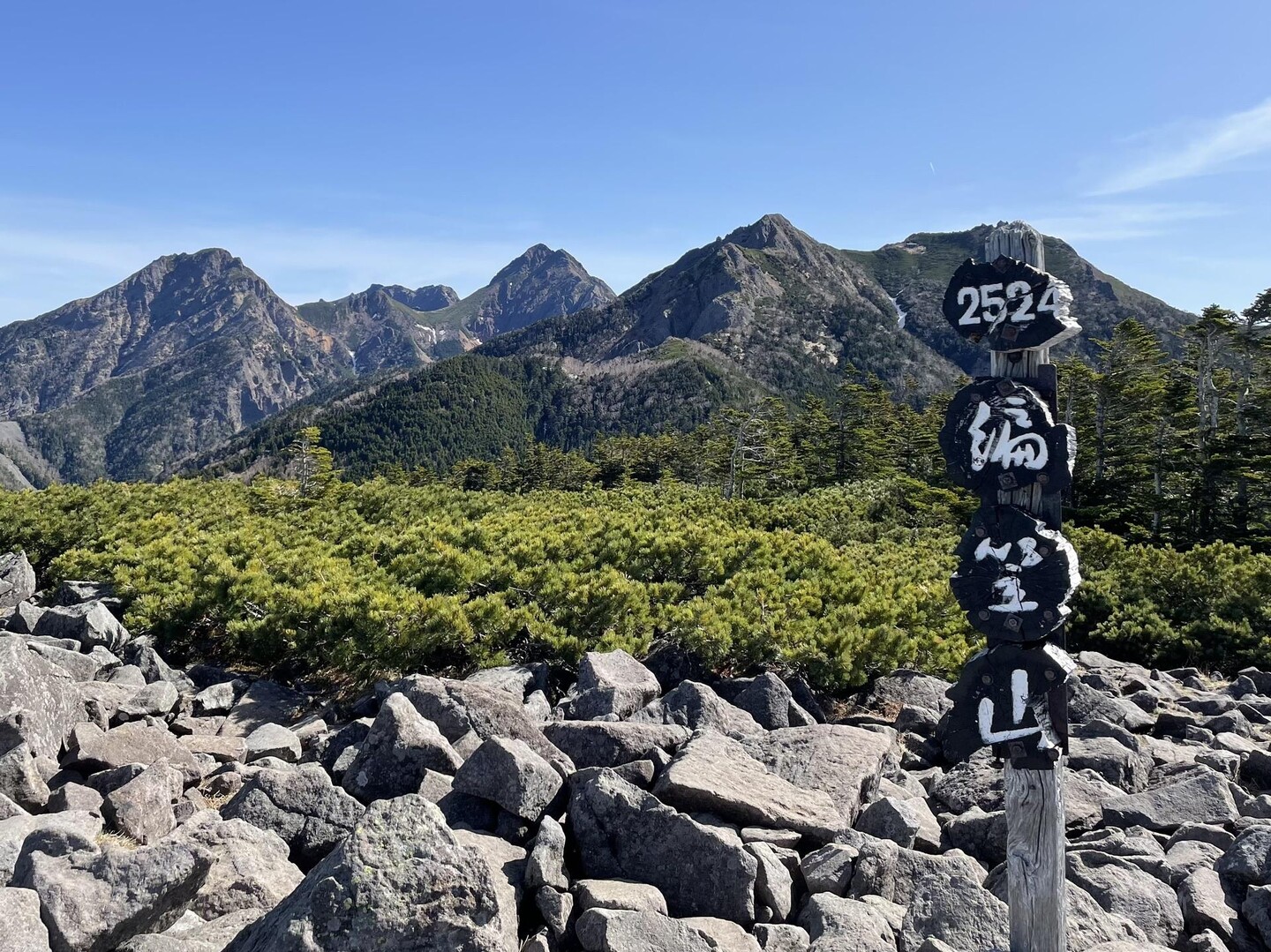 編笠山・西ギボシ・東ギボシ・権現岳・三ツ頭 / mas3さんの八ヶ岳（赤岳・硫黄岳・天狗岳）の活動データ | YAMAP / ヤマップ