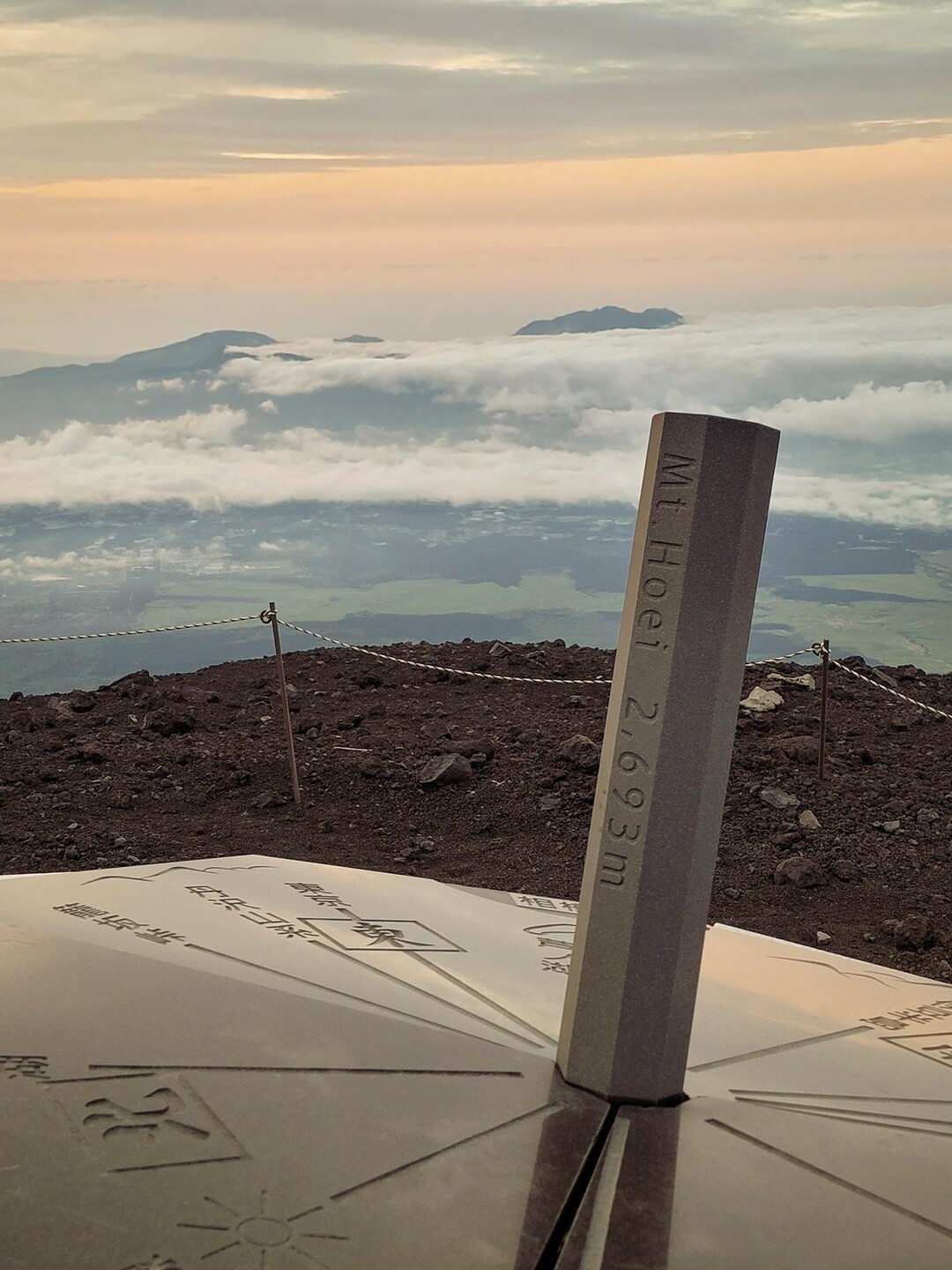 宝永山 / Fábio Sennaさんの富士山登山ルート3776 3日目コースの活動データ | YAMAP / ヤマップ