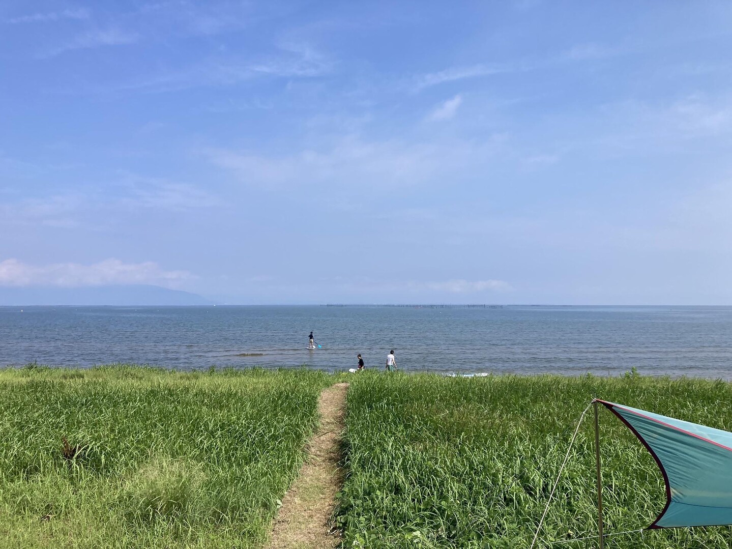 暑い日🥵 今日はSUP仲間とびわ湖です... / とめちゃんさんのモーメント | YAMAP / ヤマップ