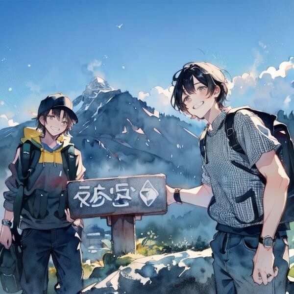 2023年の山行をAIアニメ風写真にて振... / Tsuru(つる)さんのモーメント | YAMAP / ヤマップ