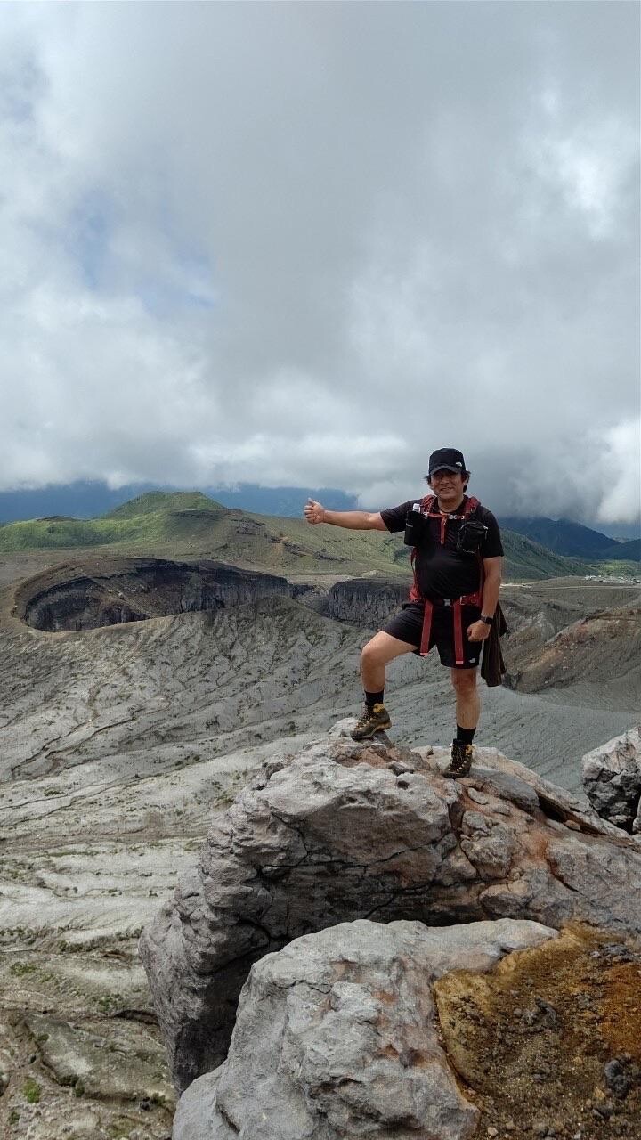 2nd阿蘇 ️バカ尾根〜高岳・中岳 / tomiさんの阿蘇山・高岳・根子岳の活動日記 | YAMAP / ヤマップ