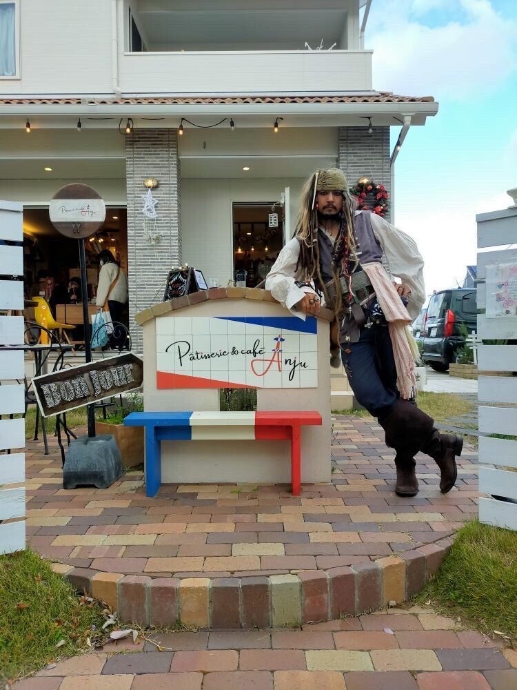 【cafe Anju】 https://... / 【町興し仮装者】Captain Jack Sparrowさんのモーメント | YAMAP / ヤマップ