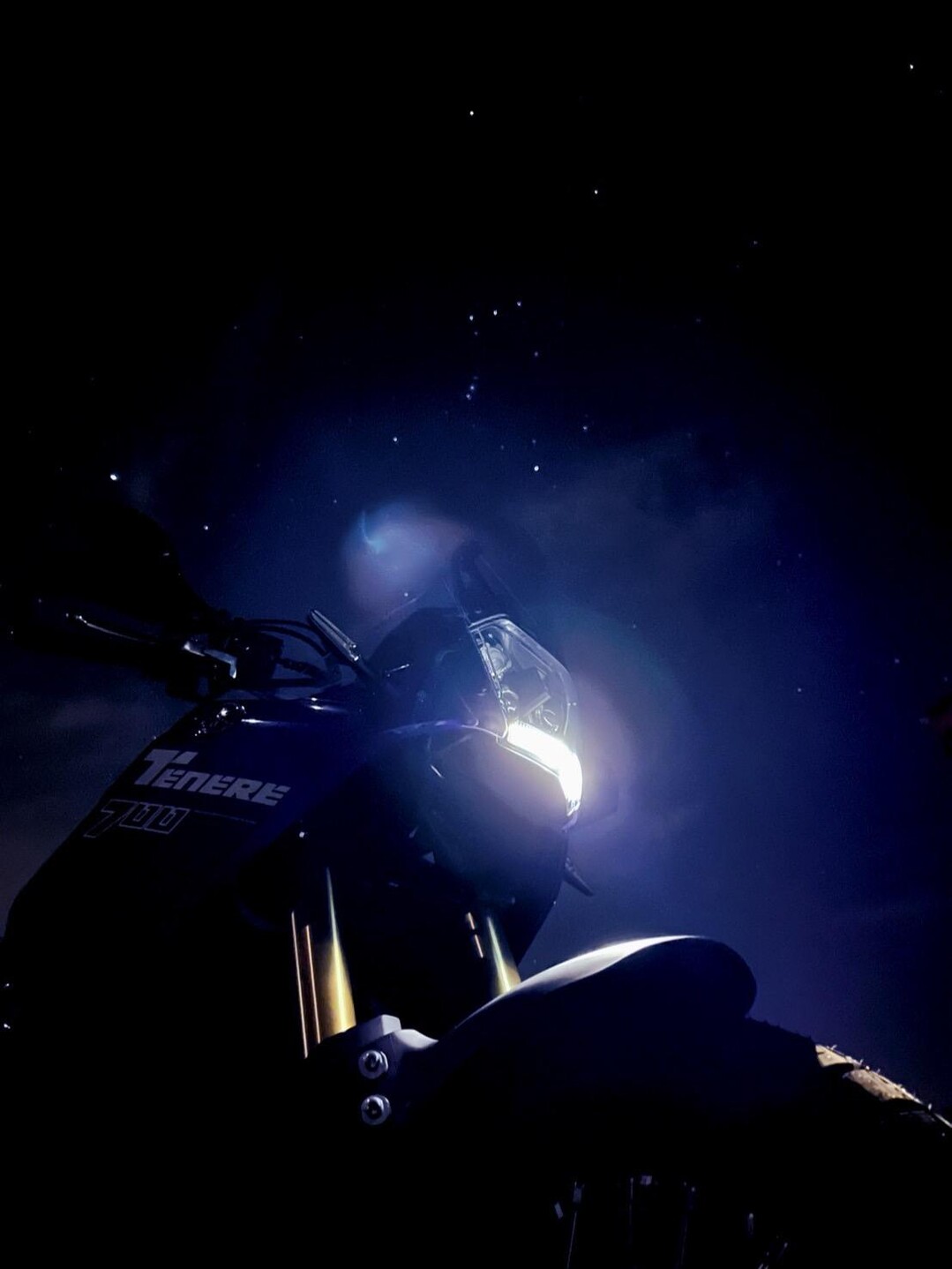 いい夜空の下、スタートっ！🏍️😄 / kazさんのモーメント | YAMAP / ヤマップ