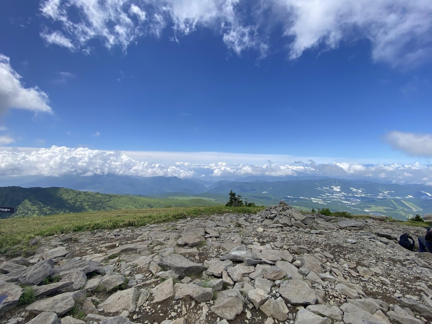 梅雨の晴れ間☀️とカモシカ🦌💓【日本百名山⛰四阿山】 / moco*さんの四阿山・根子岳の活動データ | YAMAP / ヤマップ