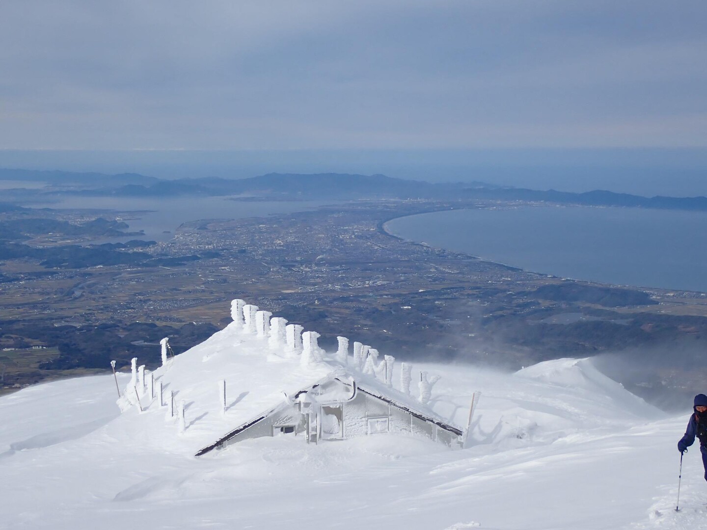 ユートピア〜剣ヶ峰予定が大山七合尾根に-2024-12-25 / riwonさんの大山・甲ヶ山・野田ヶ山の活動日記 | YAMAP / ヤマップ