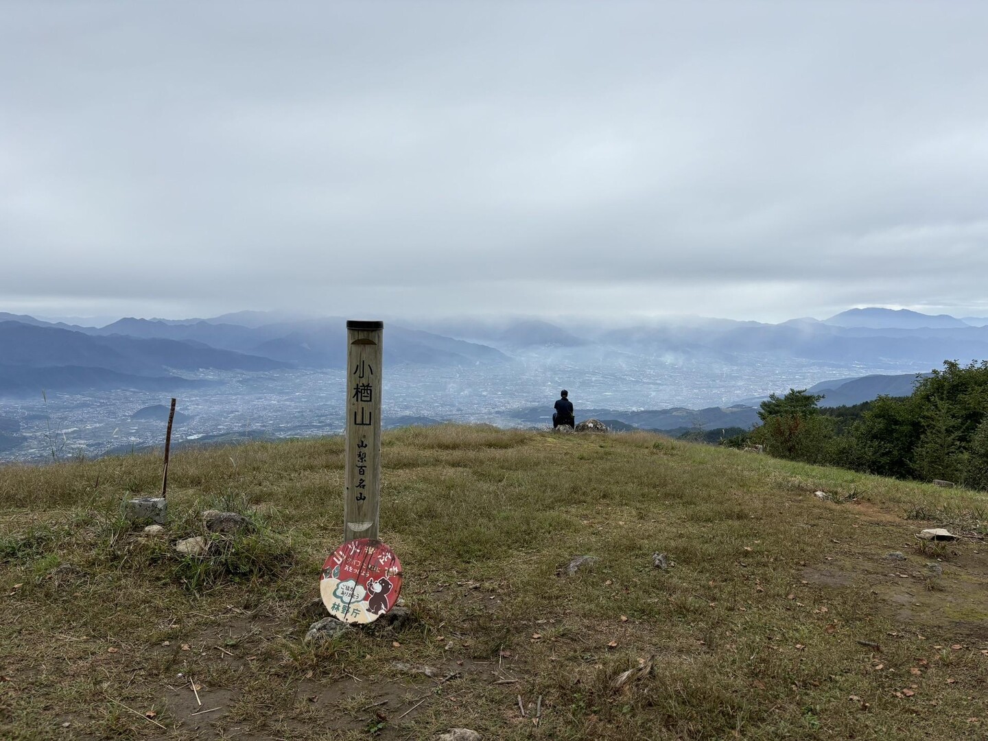 富士山どこ〜残念💦…小楢山 / sueさんの小楢山・妙見山・乙女高原の活動データ | YAMAP / ヤマップ