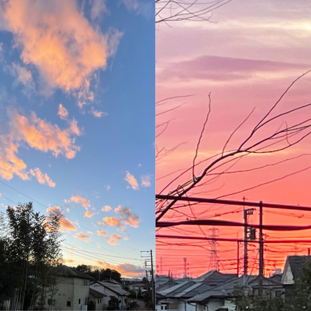 昨夜の夕日 今朝の朝日、雲が多かった😅... / ken-3さんのモーメント | YAMAP / ヤマップ