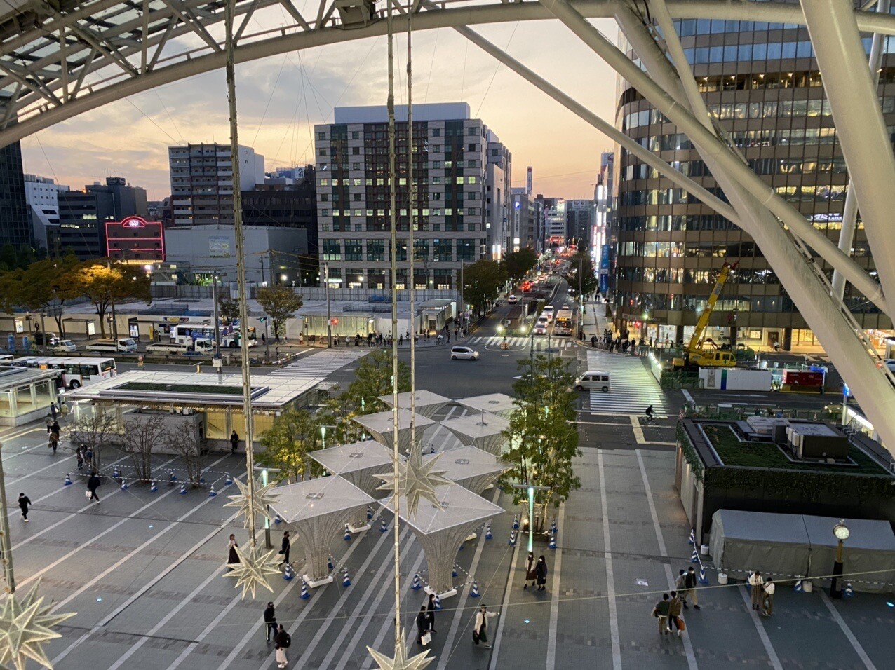 博多駅の光の街。（イルミ） 明日の夕方。... / FW16さんのモーメント | YAMAP / ヤマップ