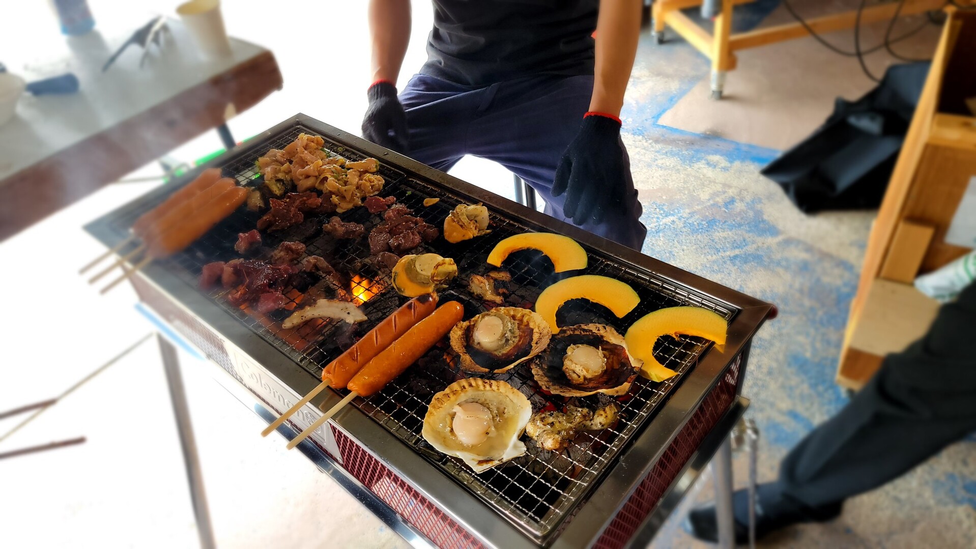 今日は会社の皆でお昼にBBQ😊 これ... / しろろんさんのモーメント | YAMAP / ヤマップ