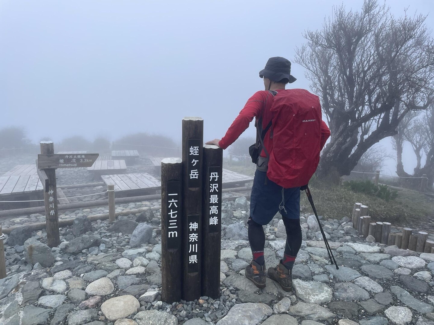 ガスワンダーの中、西丹沢VC〜蛭ヶ岳〜丹沢山〜大倉縦走 / ShizCさんの塔ノ岳・丹沢山・蛭ヶ岳の活動データ | YAMAP / ヤマップ