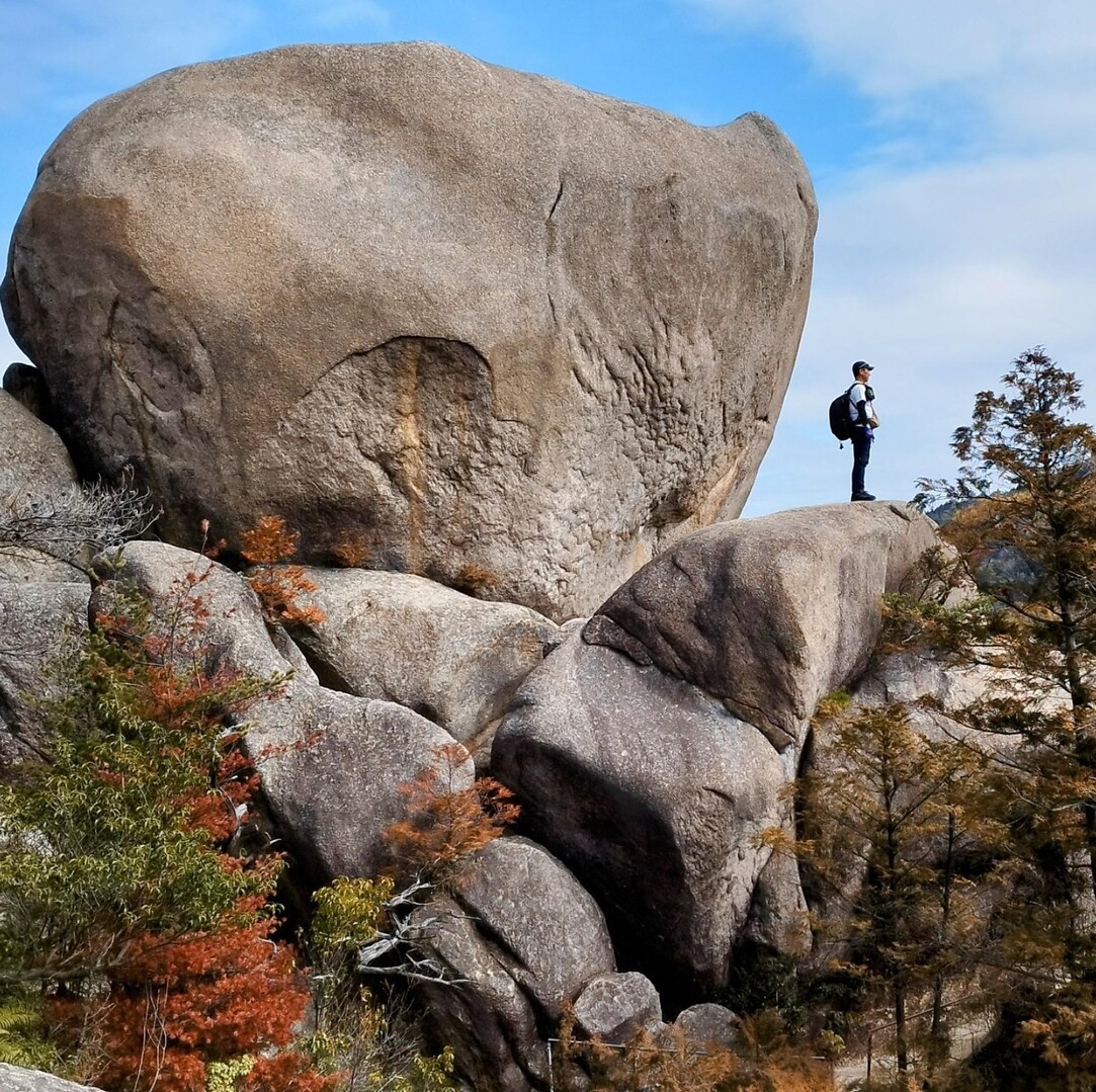 Rock🪨の殿堂 ️ 金勝アルプス‼️ / ぐっち／^o^\さんの金勝アルプス（鶏冠山・竜王山）の活動データ | YAMAP / ヤマップ
