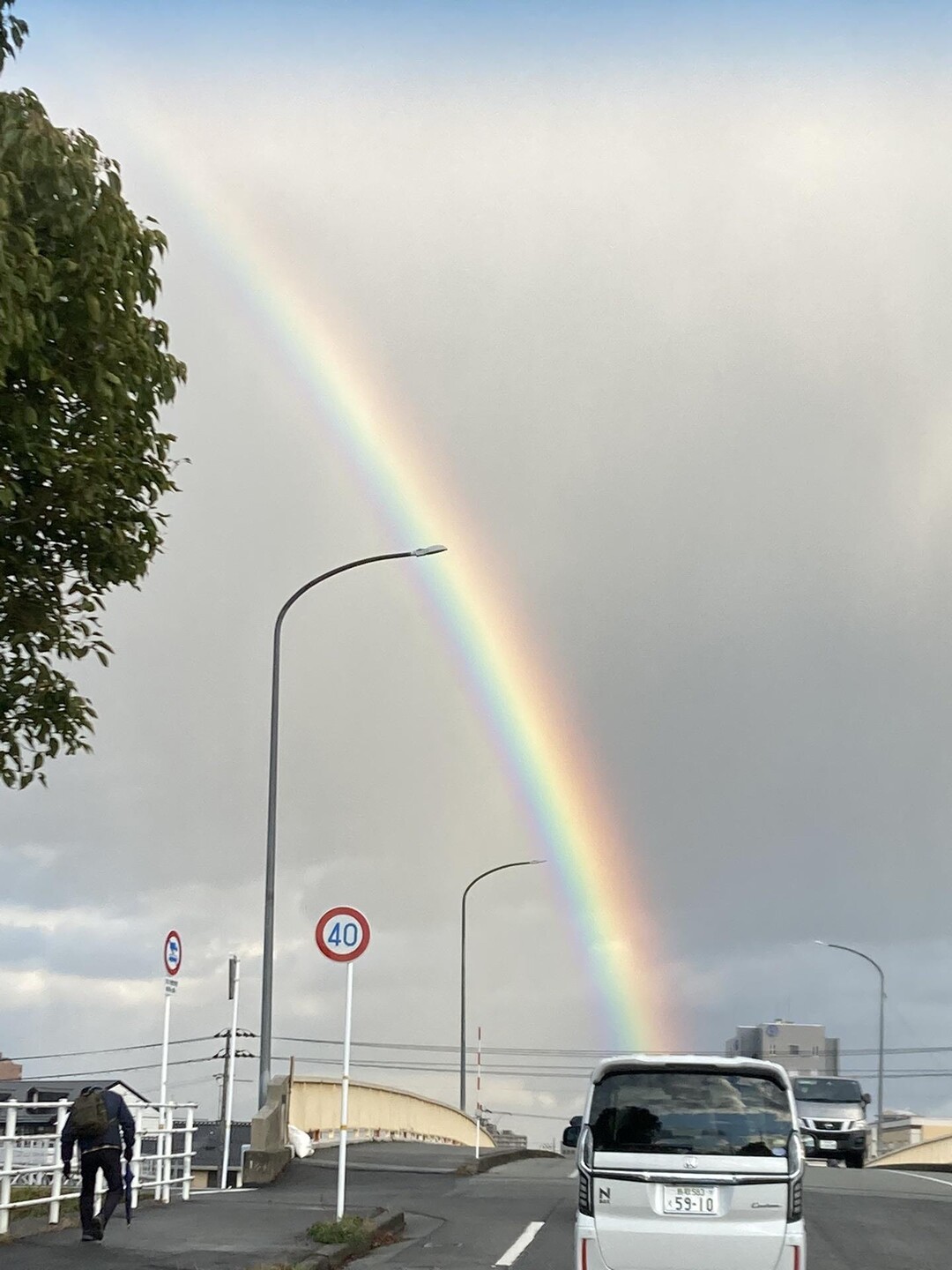 朝の虹🌈 / ゆきぴさんのモーメント | YAMAP / ヤマップ