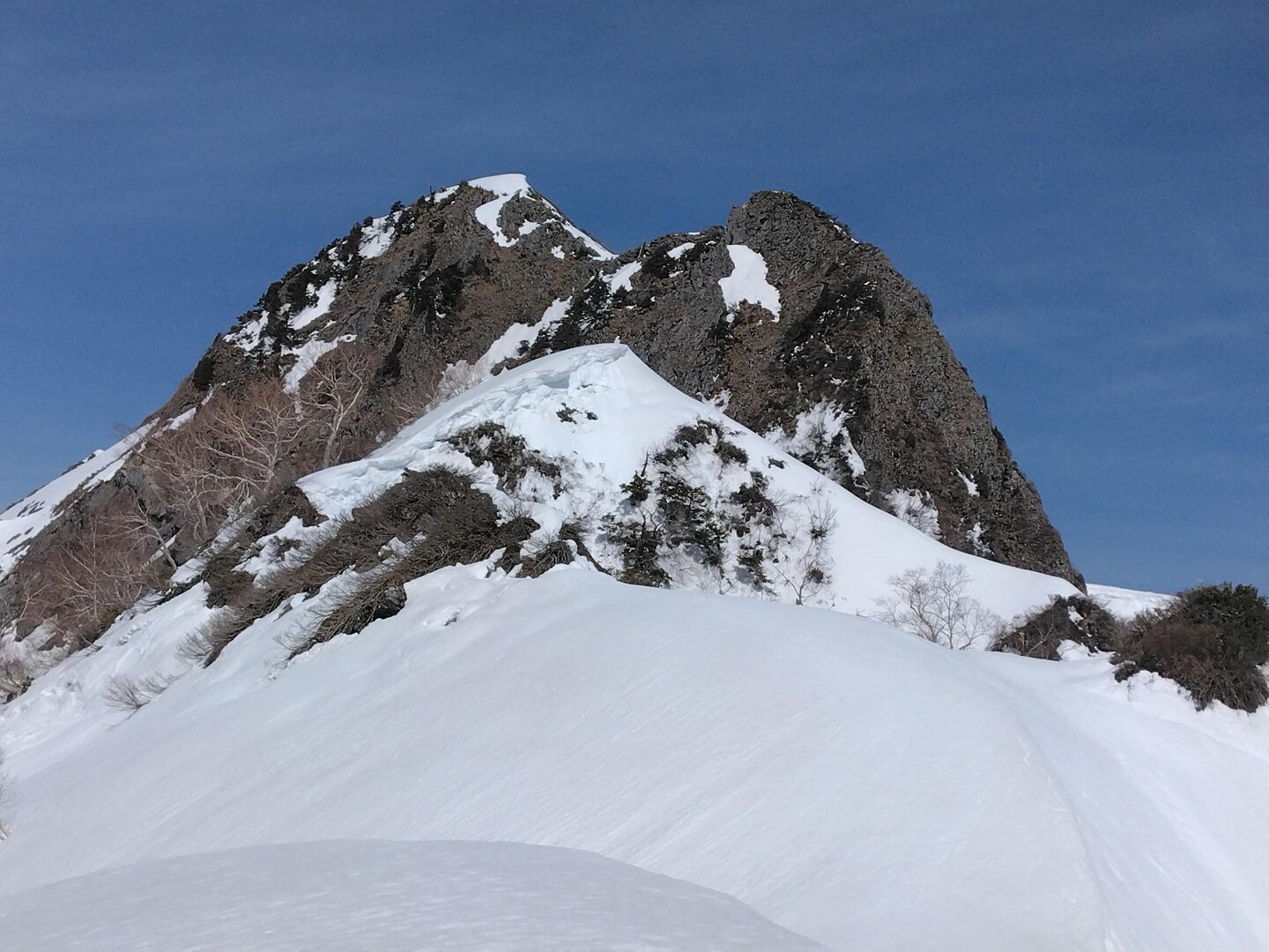 雨飾山p2 BC-2024-04-05 / 元気さんの雨飾山・大渚山・天狗原山・戸倉山の活動データ | YAMAP / ヤマップ