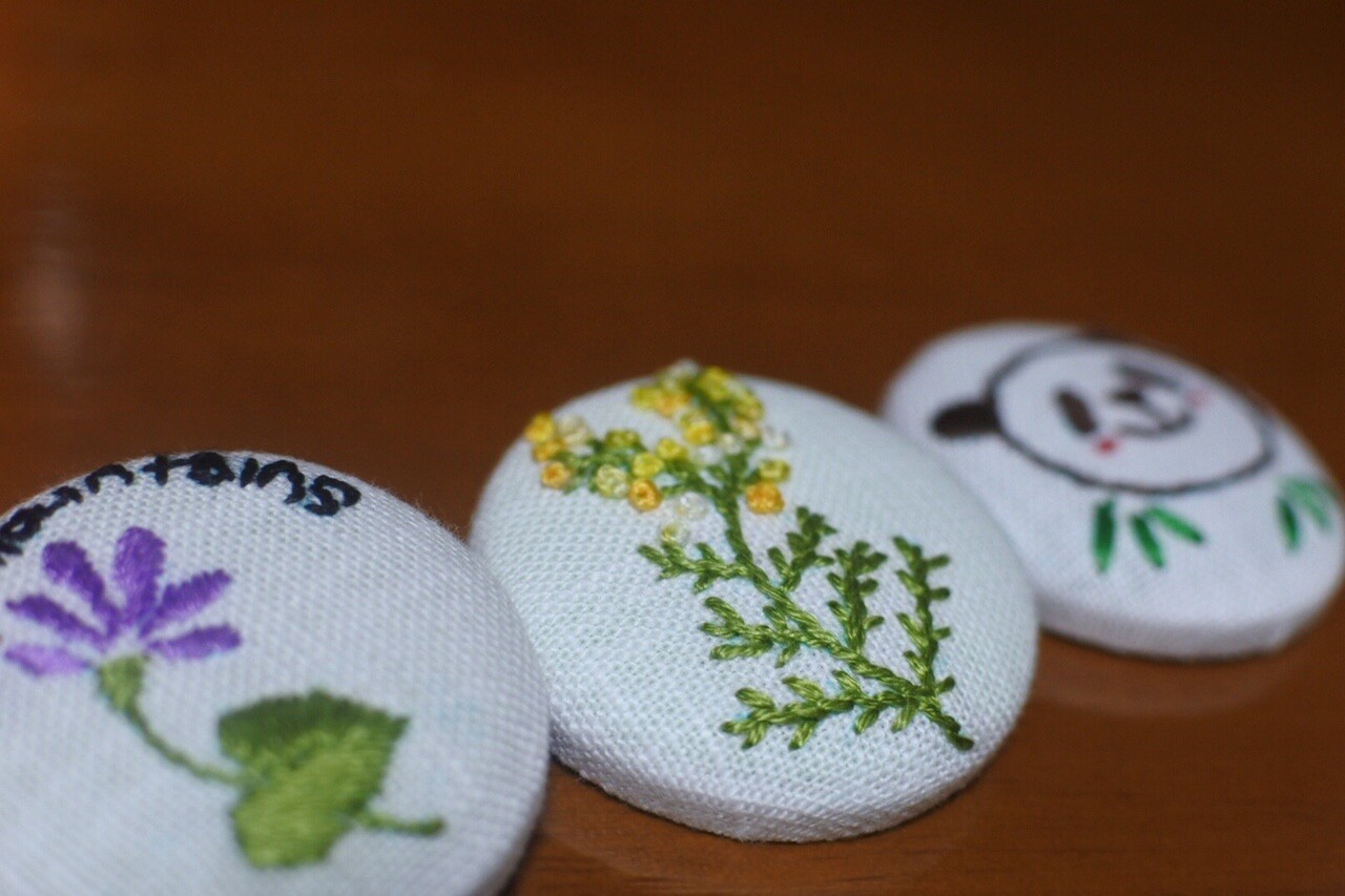春の花 刺繍ってみた๑˃̵ᴗ˂̵ ミ Gohanさんのモーメント Yamap ヤマップ