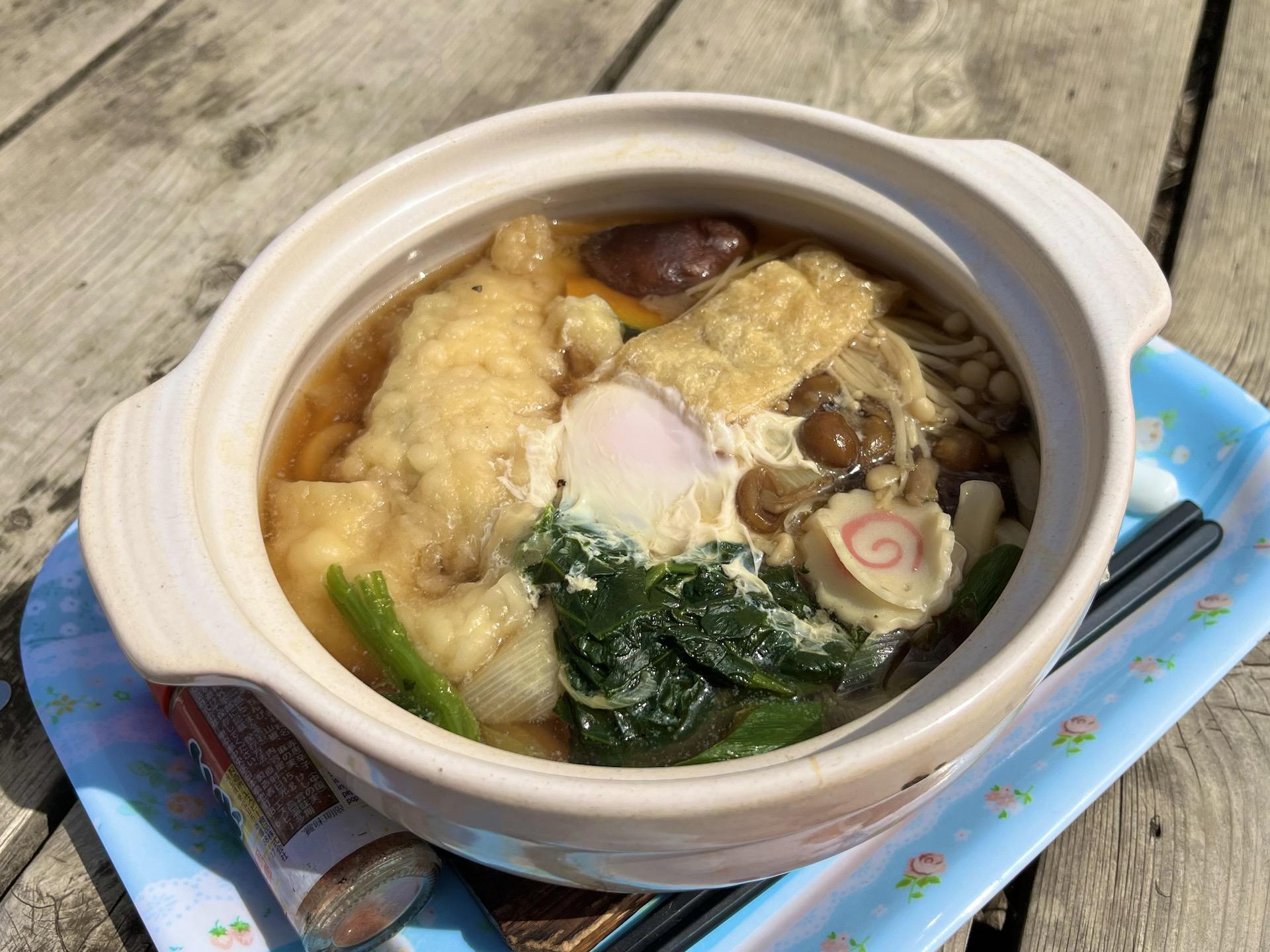 鍋割山 念願の鍋焼きうどん 2025-03-14 / すーじー / steepbrew さんの塔ノ岳・丹沢山・蛭ヶ岳の活動データ | YAMAP / ヤマップ