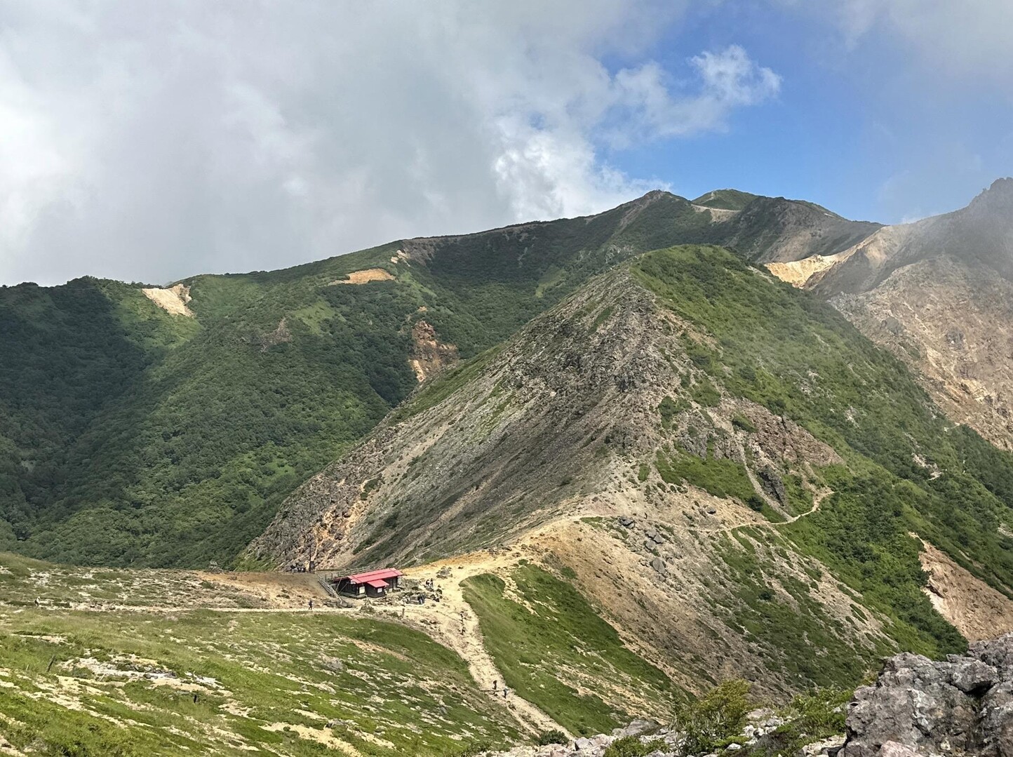 那須岳（茶臼岳）ロープウェイ山頂駅から / Mikaさんの茶臼岳（那須岳）・三本槍岳・赤面山の活動データ | YAMAP / ヤマップ