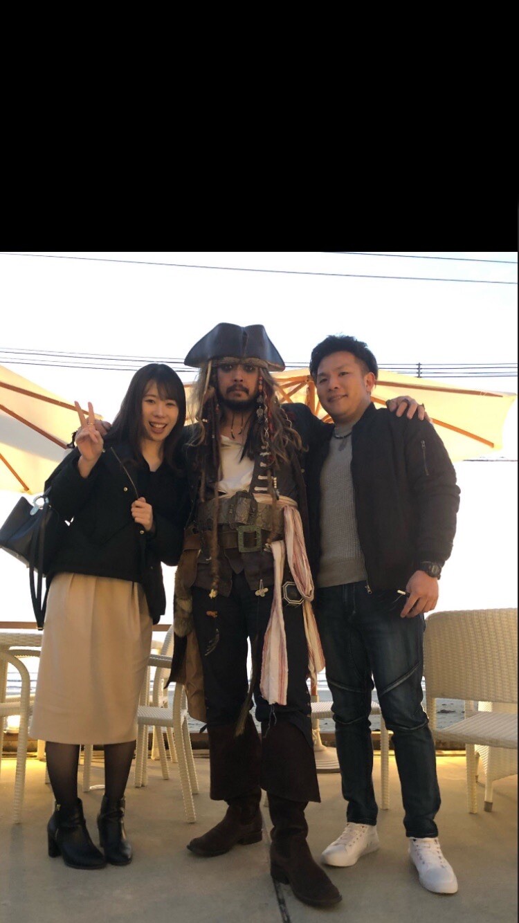 投稿 許可済み ️ 寒い時期に街中で声を... / 【町興し仮装者】Captain Jack Sparrowさんのモーメント | YAMAP / ヤマップ