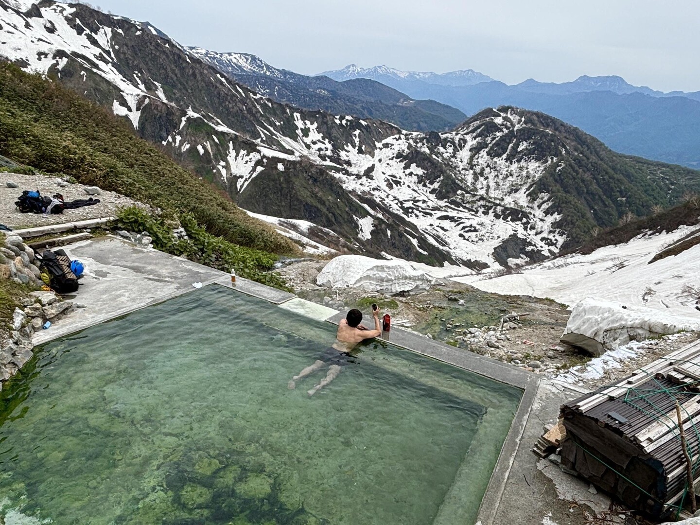 5/18-19 大雪渓→白馬鑓温泉 テント泊 / u.igaさんの白馬岳・小蓮華山の活動データ | YAMAP / ヤマップ
